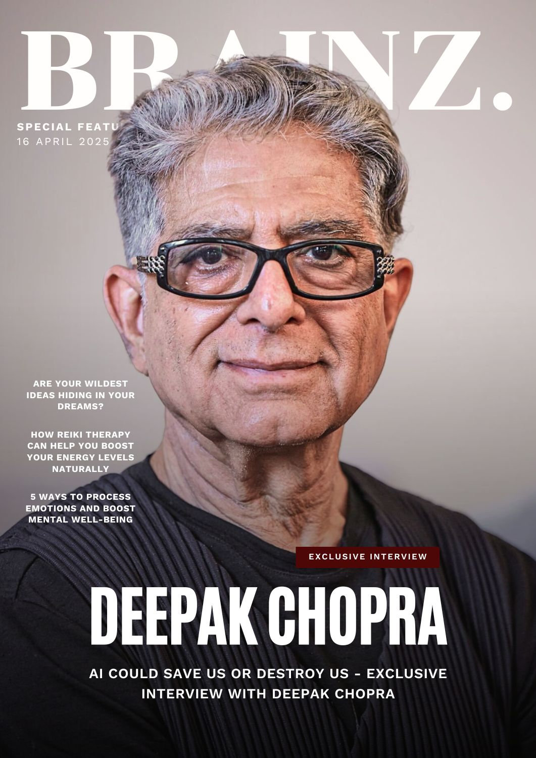 Special Feature April, 16 April - Brainz Magazine